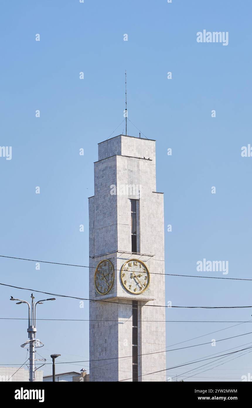 Clock tower, chimes. Famous building, cityscape, architecture of ...