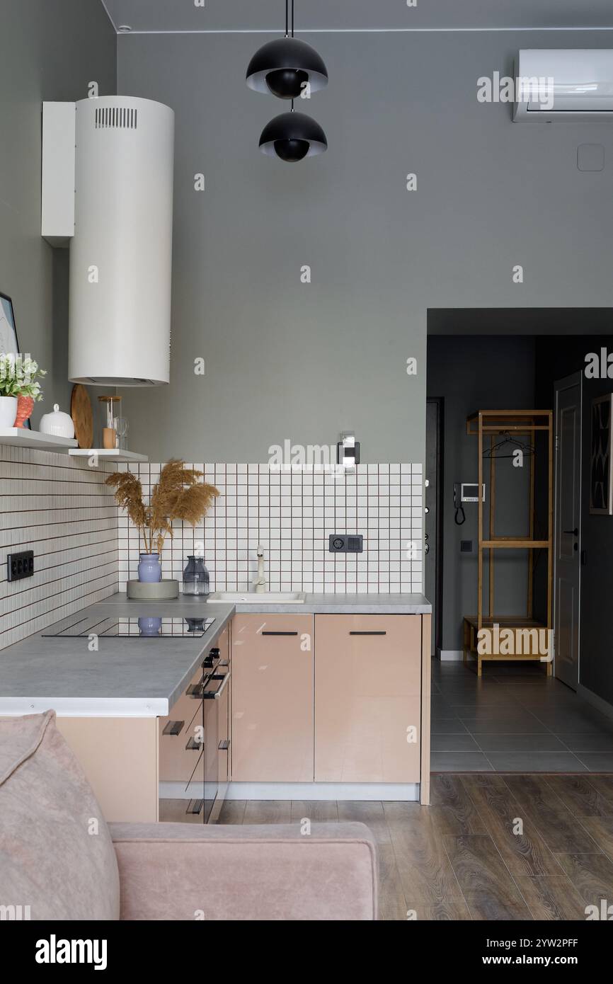 Contemporary Modern Minimalist Kitchen Featuring Stylish and Functional ...