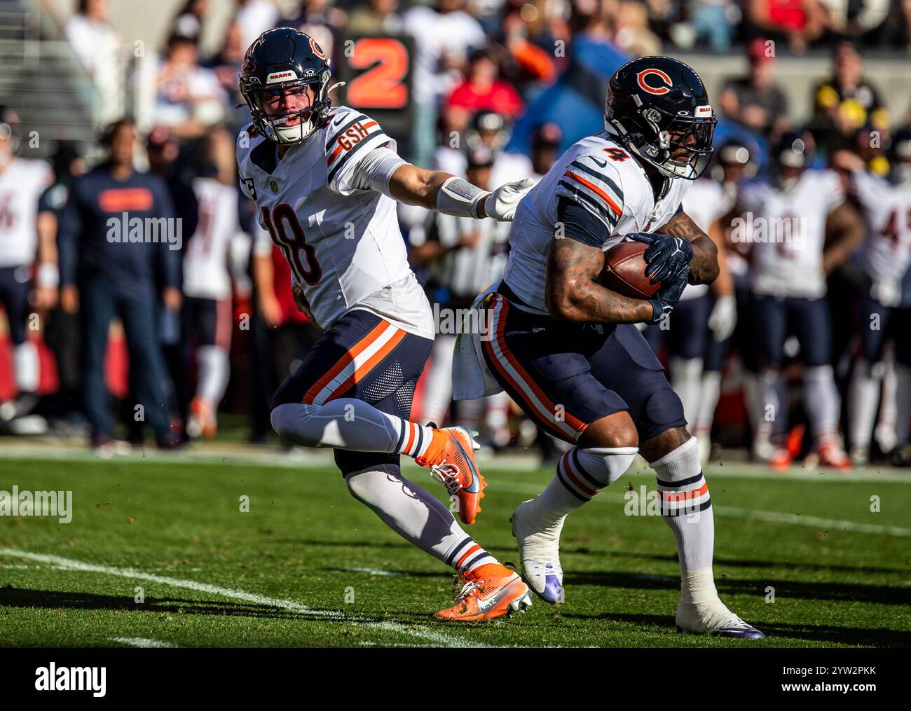 December 08 2024 Santa Clara CA U.S.A Chicago quarterback Caleb ...