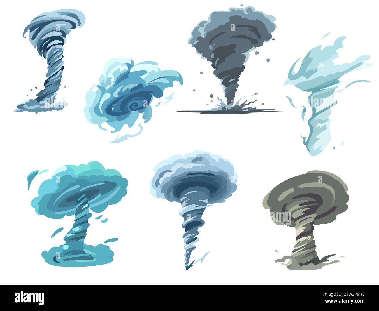 Swirl hurricanes Stock Vector Images - Alamy