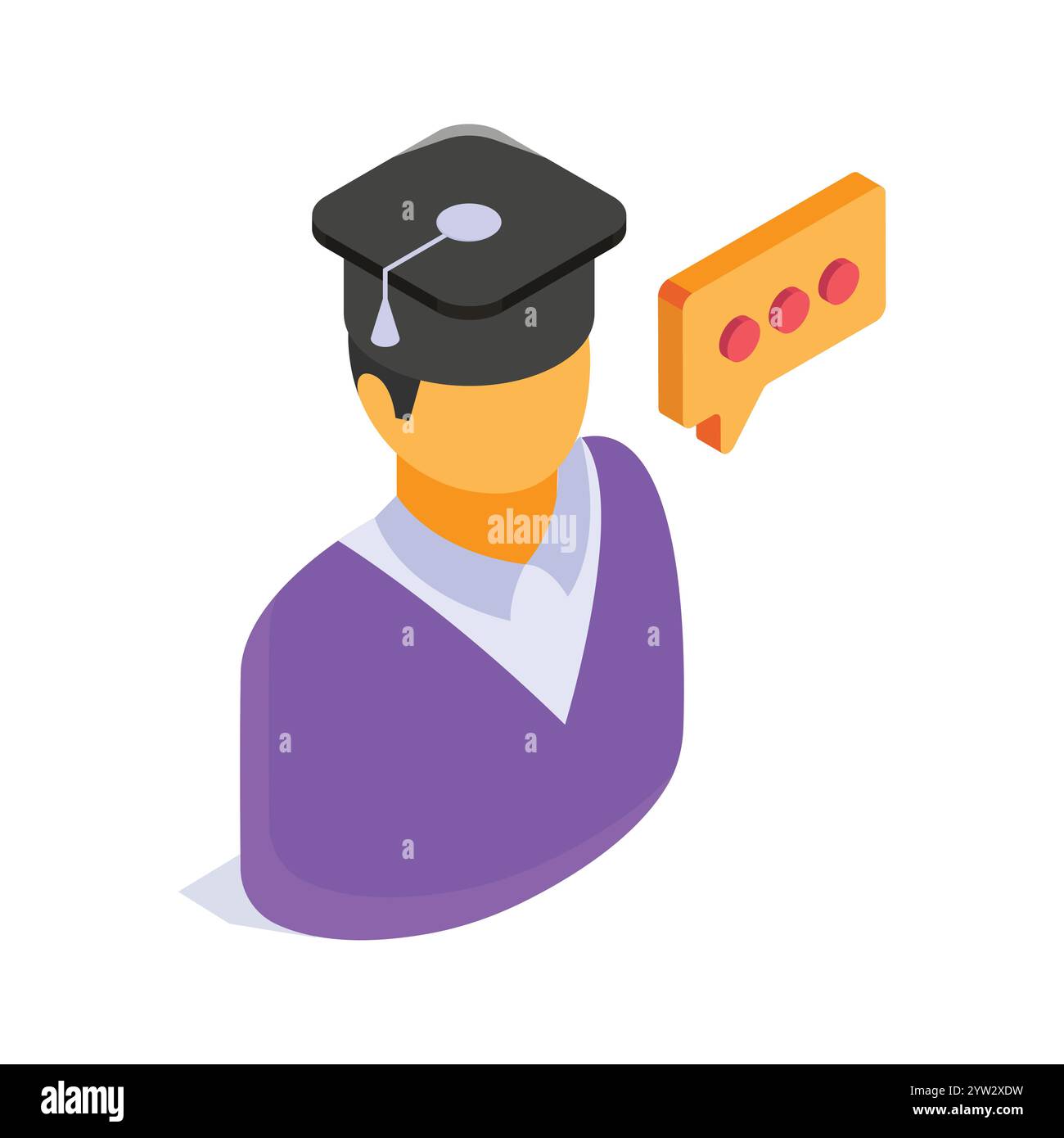 Graduation booklet Stock Vector Images - Alamy