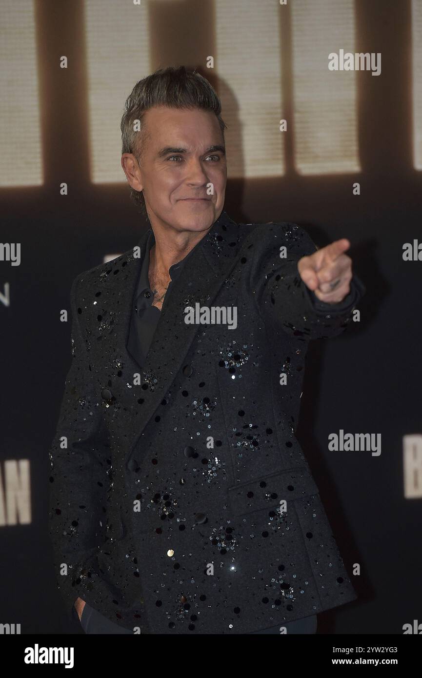 Italy, Rome, December 6th, 2024 - Robbie Williams attends the red ...