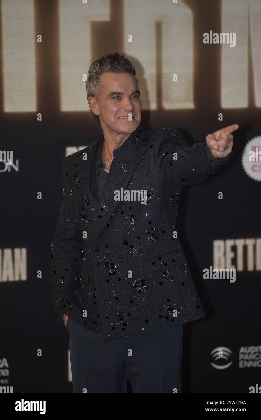 Italy, Rome, December 6th, 2024 - Robbie Williams attends the red ...