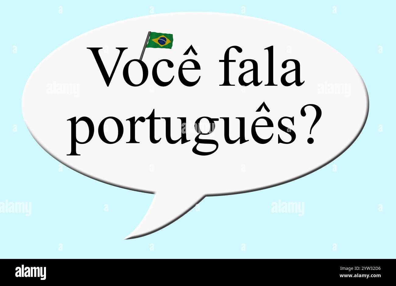 Digital illustration - Concept - Speech bubble - do you speak ...