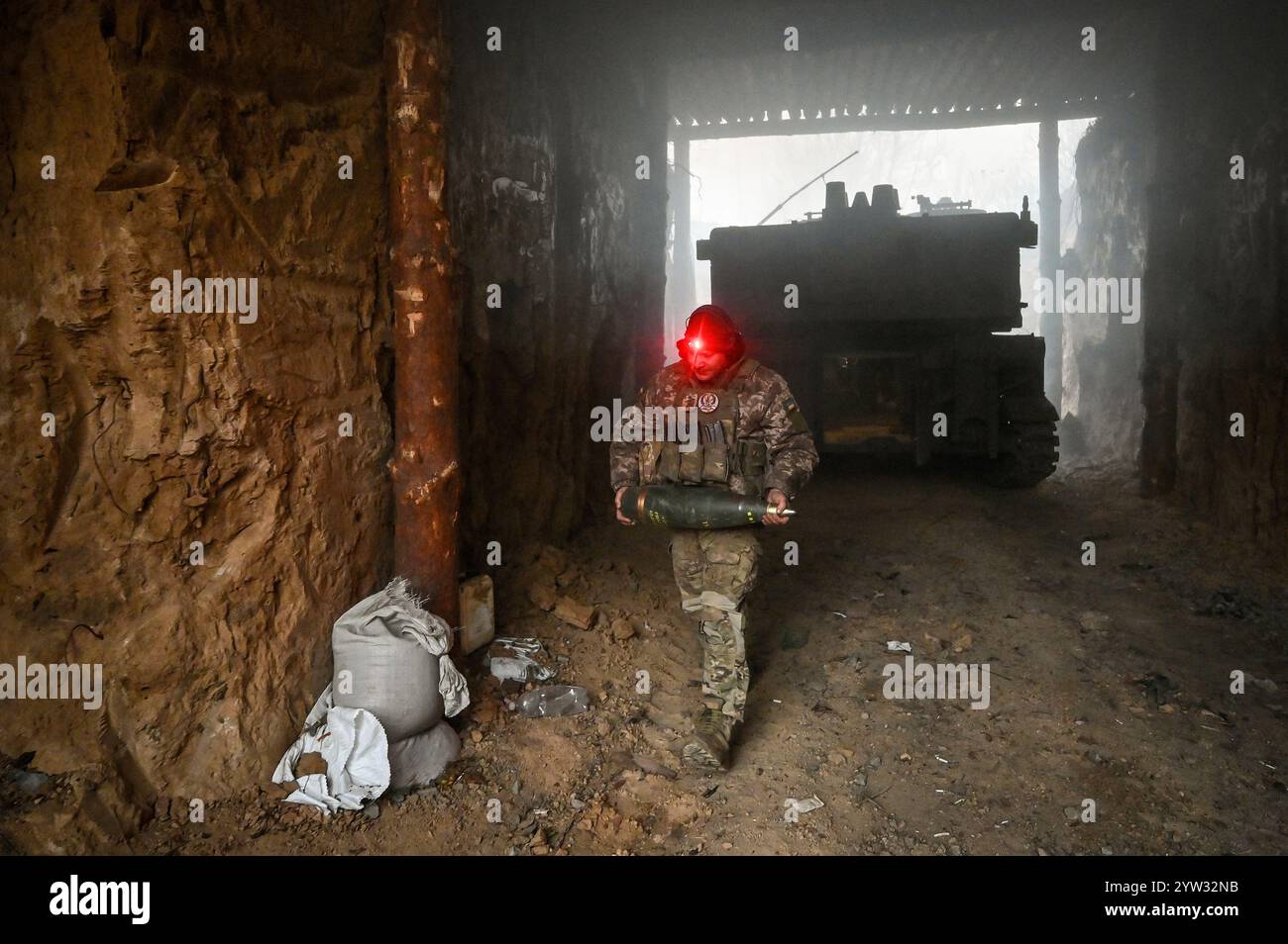 UKRAINE - DECEMBER 3, 2024 - An artilleryman of Ukraine’s 118th ...