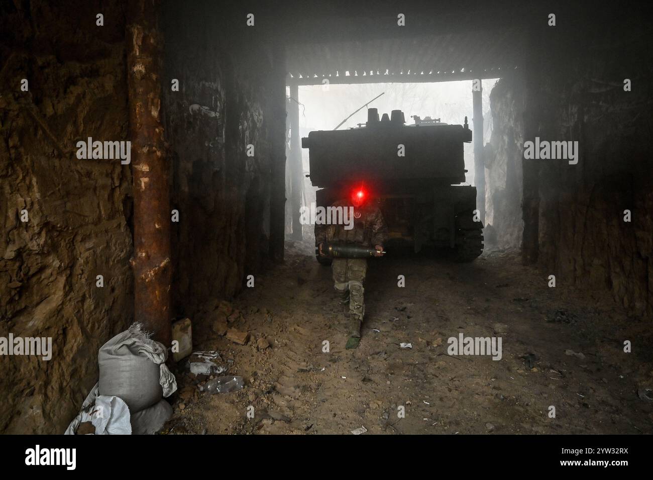 UKRAINE - DECEMBER 3, 2024 - An artilleryman of Ukraine’s 118th ...