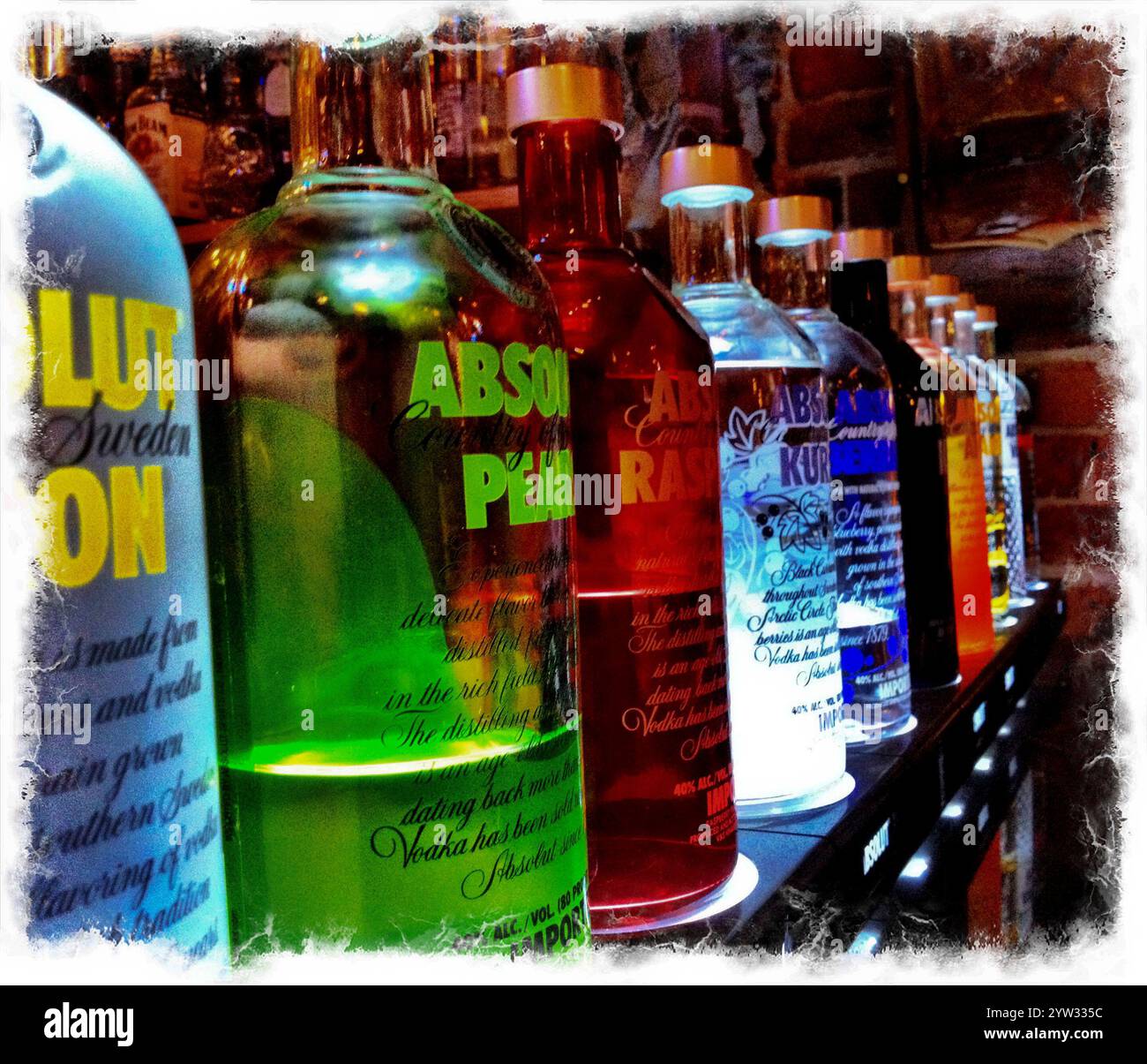 Absolut vodka bottle hi-res stock photography and images - Alamy