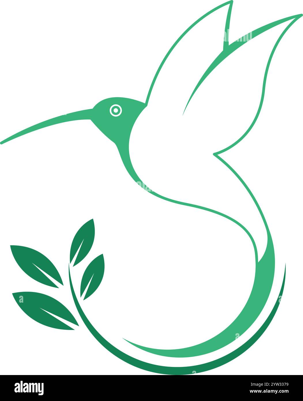 Hummingbird logo icon design template Stock Vector Image & Art - Alamy