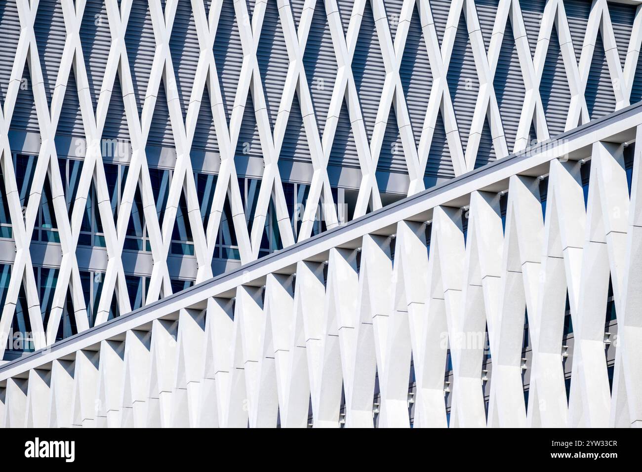 Facade of modern building, Antwerp Stock Photo - Alamy