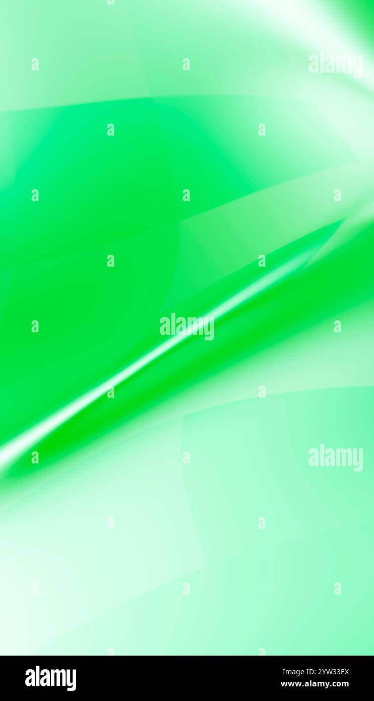 Abstract green and white gradient background with smooth lines and a ...