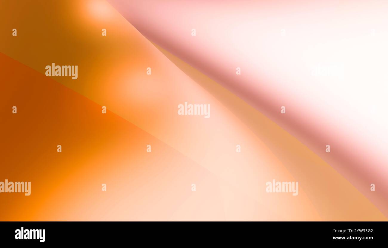Abstract background with smooth gradients of orange and pink hues ...