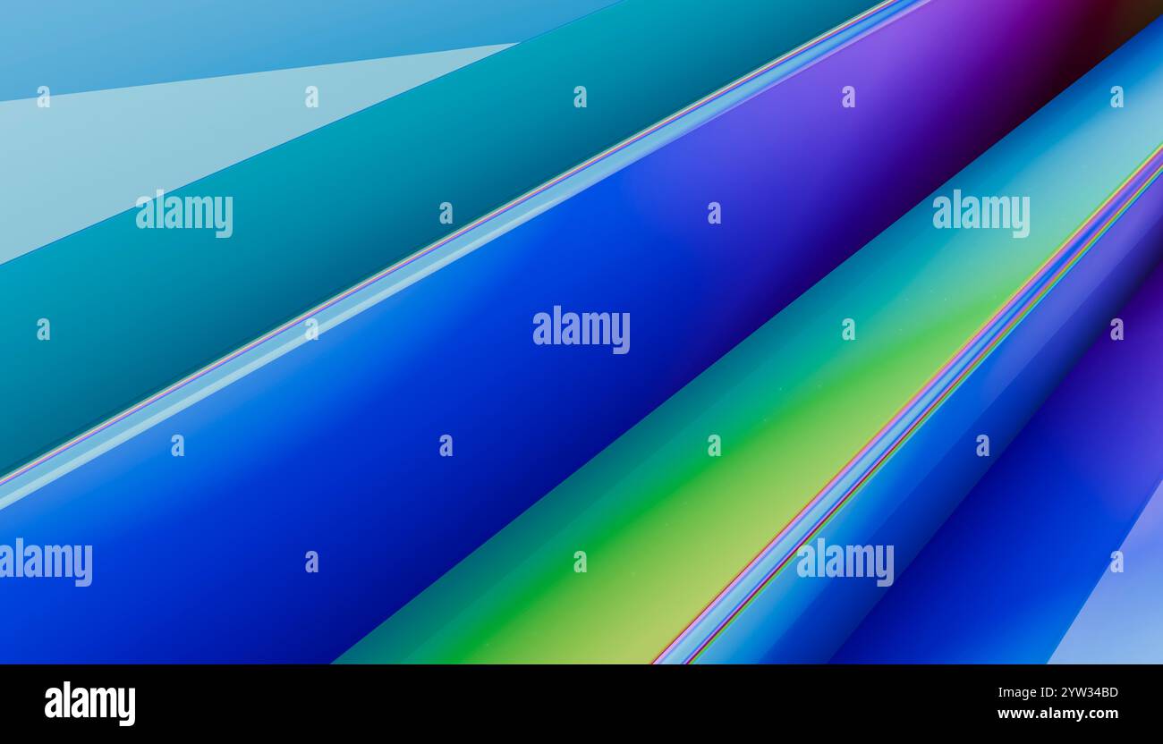 Abstract colorful background with a smooth blend of blue, green, and ...