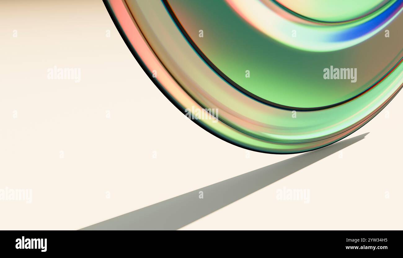 Abstract concentric circles with a gradient of multiple colors against ...