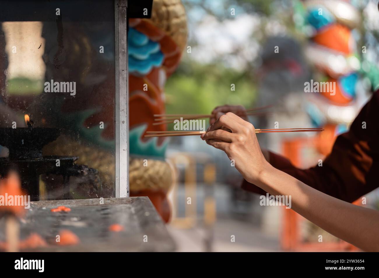 Celebrating chinese new year rituals and traditions temple vibrant atmosphere close-up cultural ...