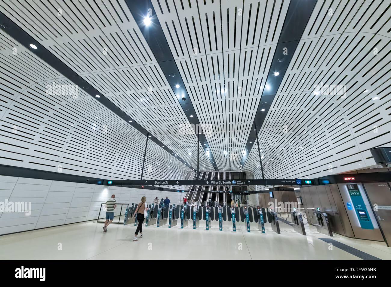 Sydney, Australia. 09 Dec 2024. Architectural detail from the new ...