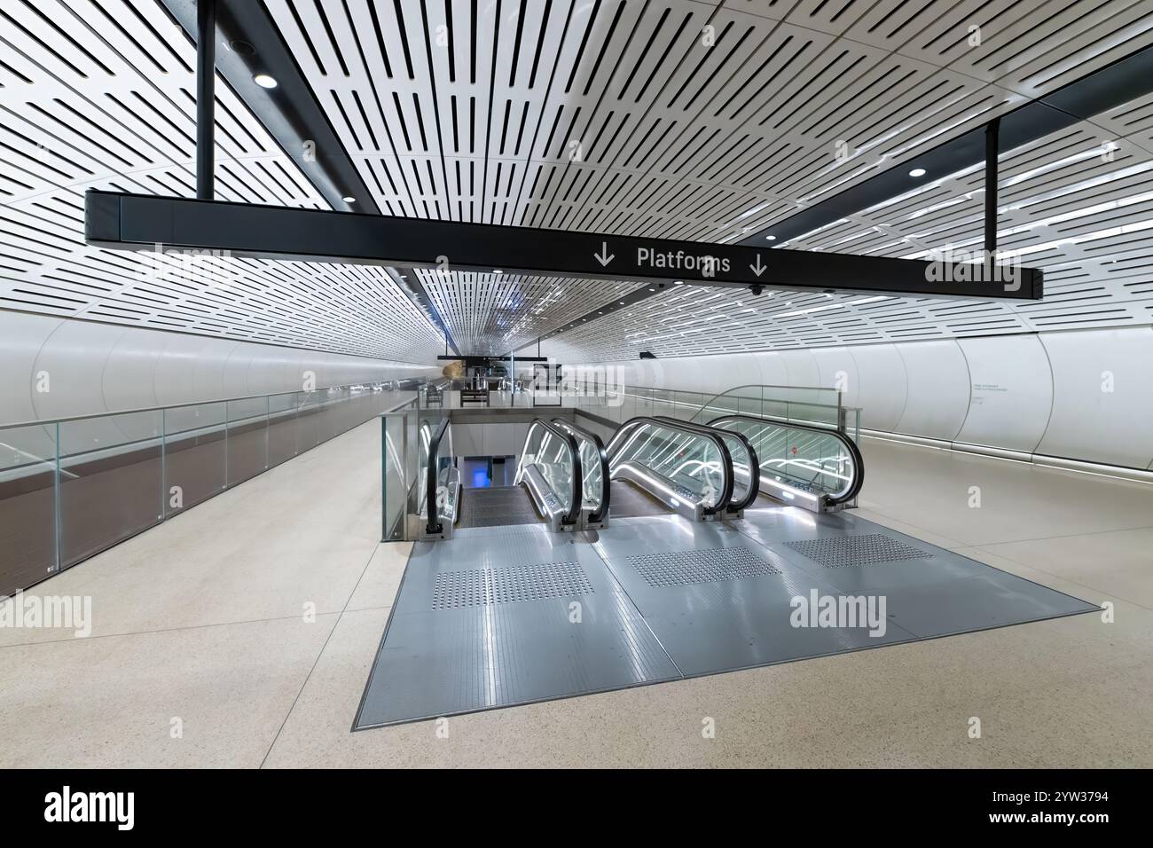 Sydney, Australia. 09 Dec 2024. Architectural detail from the new ...