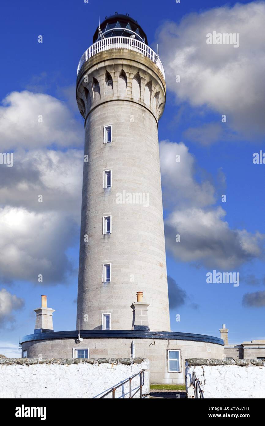 Europe, Scotland, lighthouse, Point of Ardnamurchan, peninsula ...
