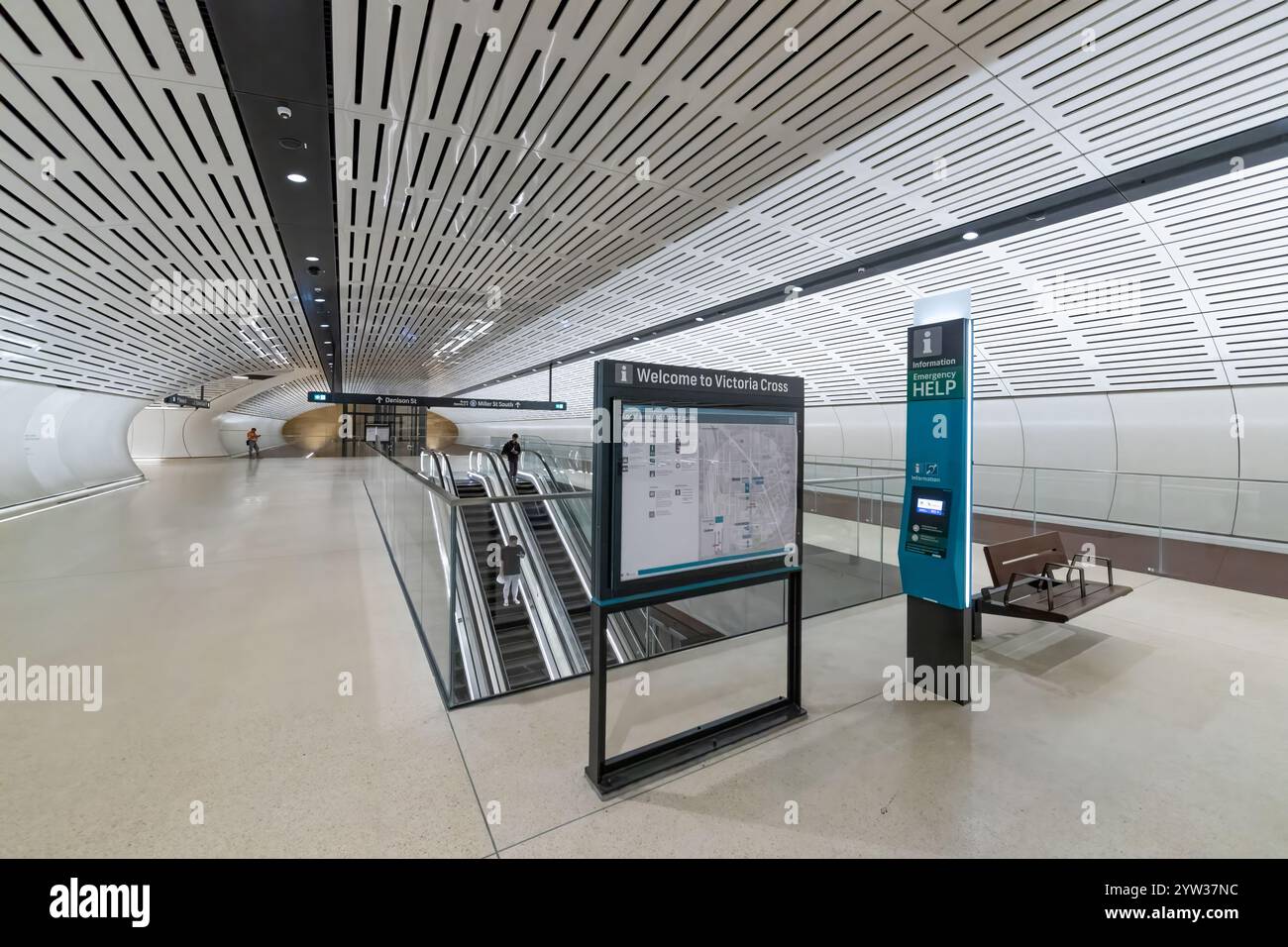 Sydney, Australia. 09 Dec 2024. Architectural detail from the new ...