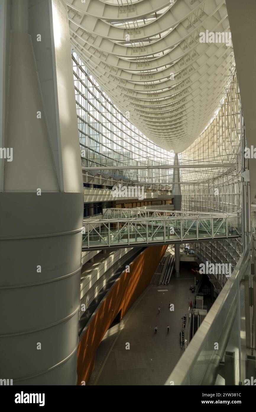 Steel supporting structure, curtain wall, suspension bridges, Tokyo ...