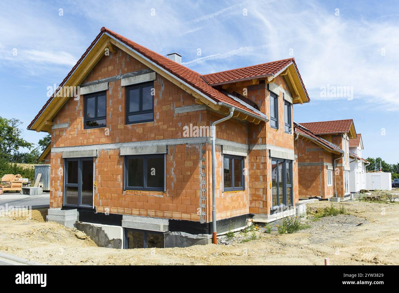 New development area of a housing estate Federal Republic of Germany ...