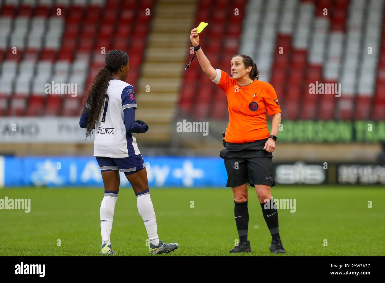 London, UK. 8 December 2024. Amy Fearn (referee) during Tottenham ...