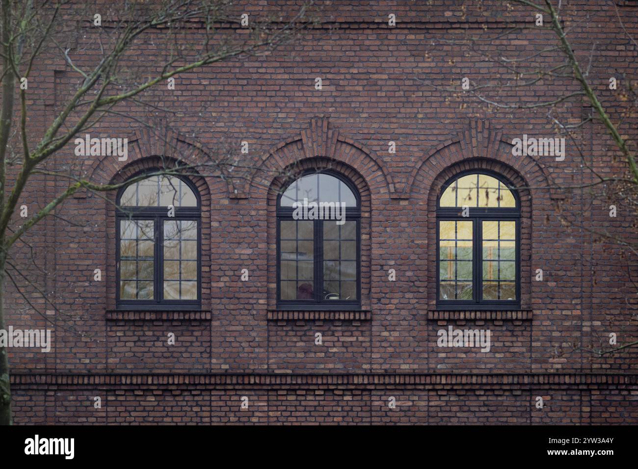 Of 100 years old industrieal buildings, windows Stock Photo - Alamy