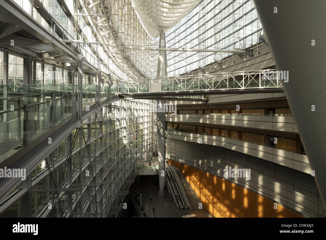 Curtain wall, suspension bridges, Tokyo International Forum, architect ...