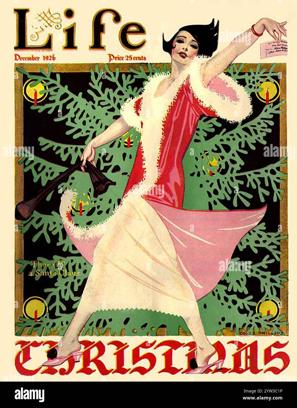 December 1926 LIFE magazine cover with art by Coles Phillips Stock ...