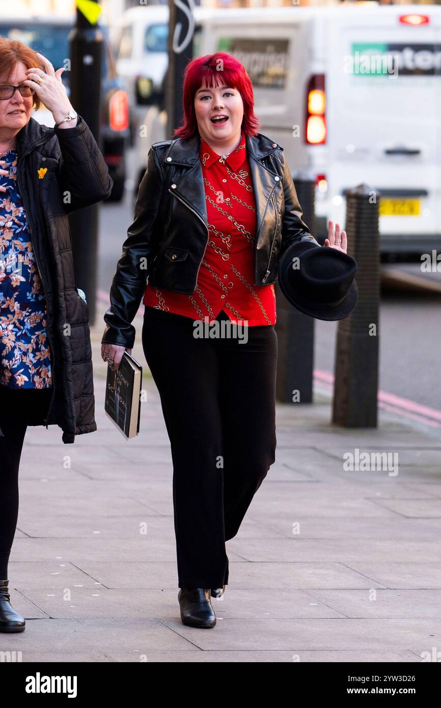 Lydia Suffield (right) arrives at Westminster Magistrates Court ...