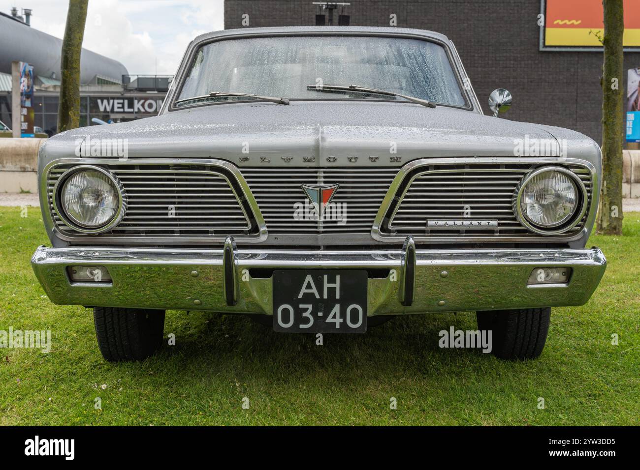 Lelystad, The Netherlands, 16.06.2024, Front view of the classic car ...