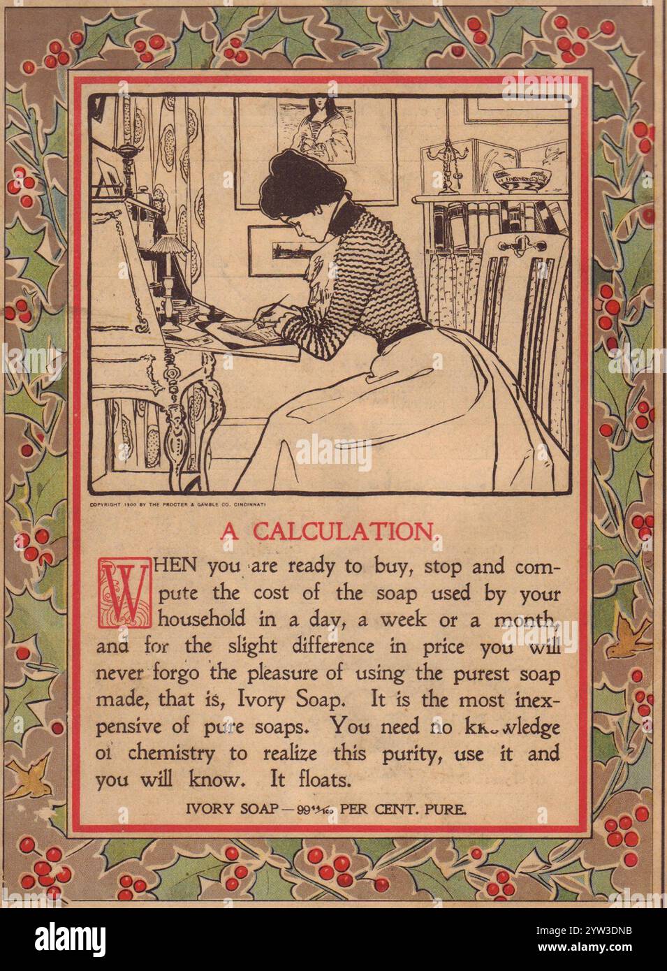 1900 Procter & Gamble Ivory soap ad Stock Photo - Alamy