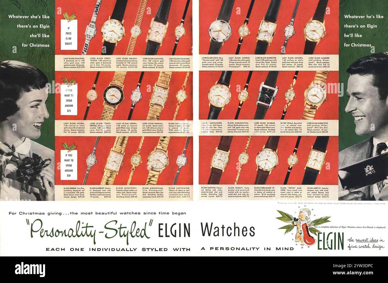 Elgin watch ad hi-res stock photography and images - Alamy