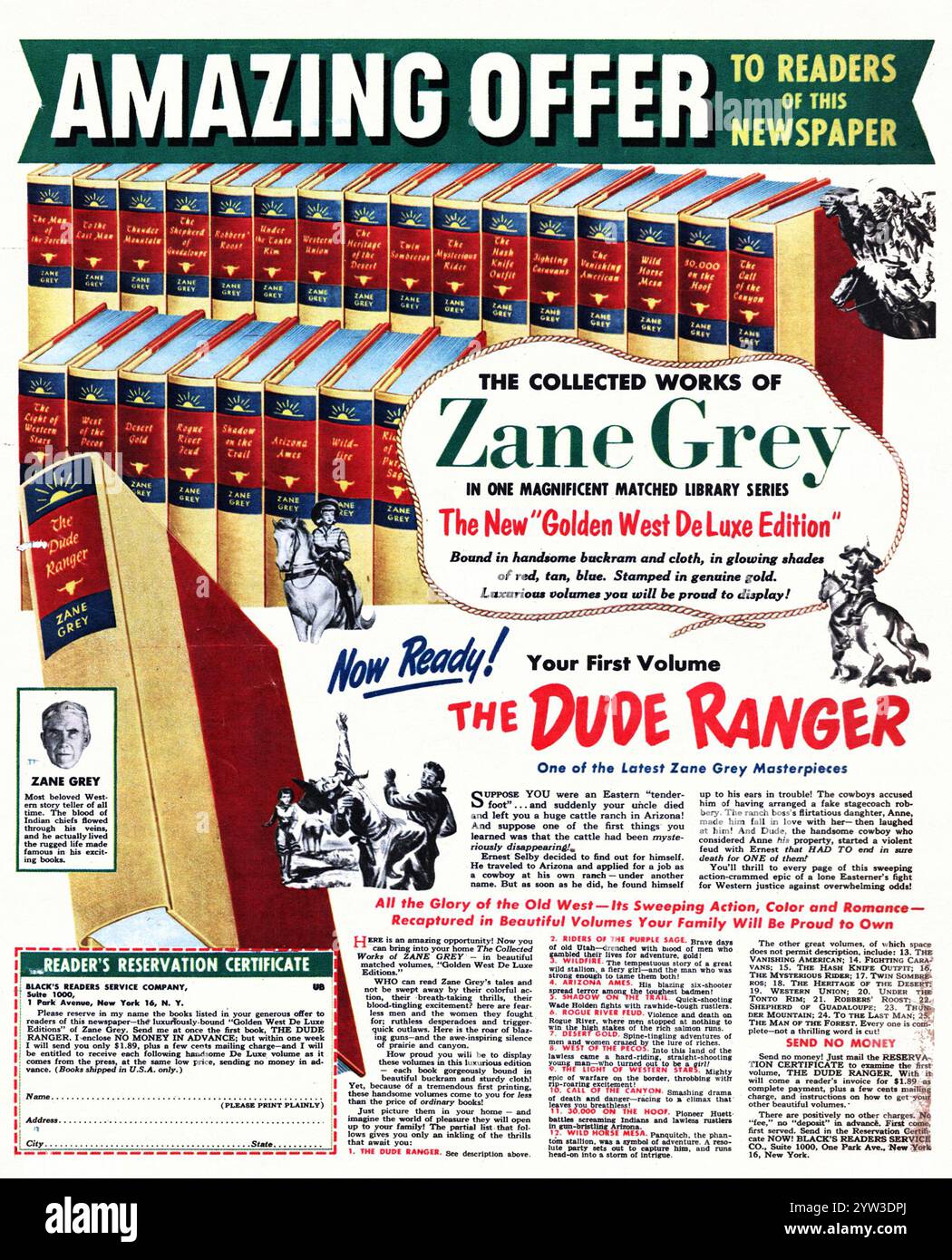 Zane grey hi-res stock photography and images - Alamy