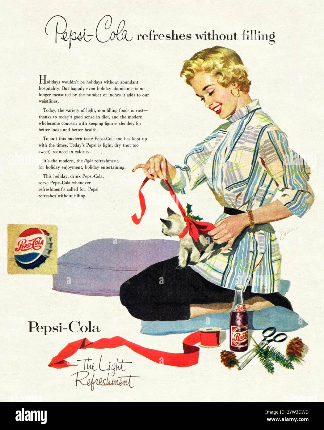 Old pepsi cola commercial hi-res stock photography and images - Alamy