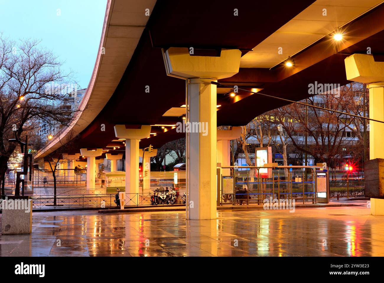 Open air sculpture museum, Madrid, Spain Stock Photo - Alamy