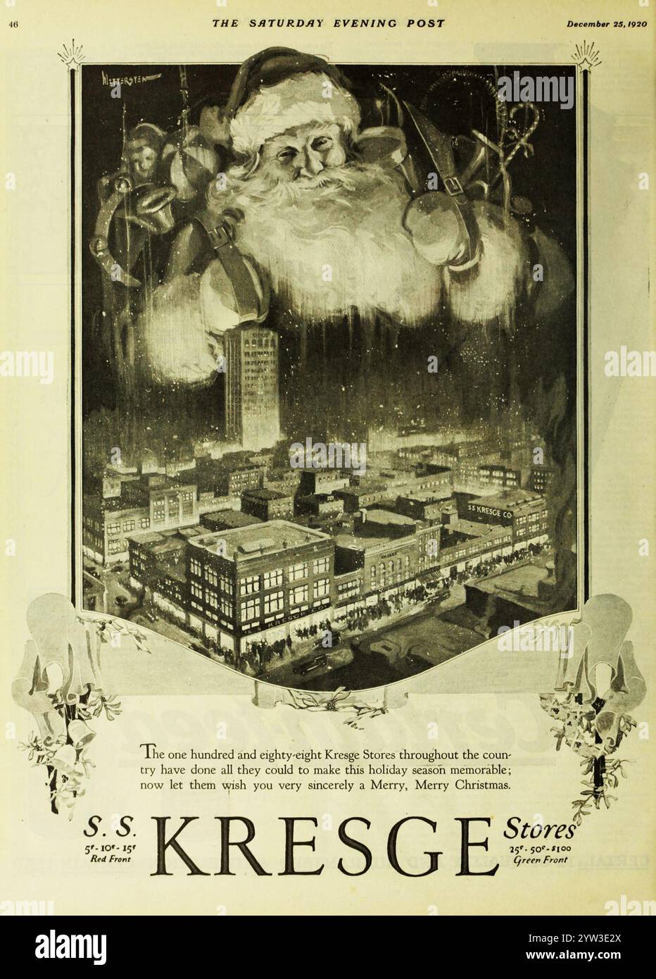 1920s christmas advertising hi-res stock photography and images - Alamy