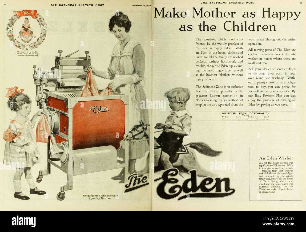 1920s washing machine advertisement hi-res stock photography and images ...