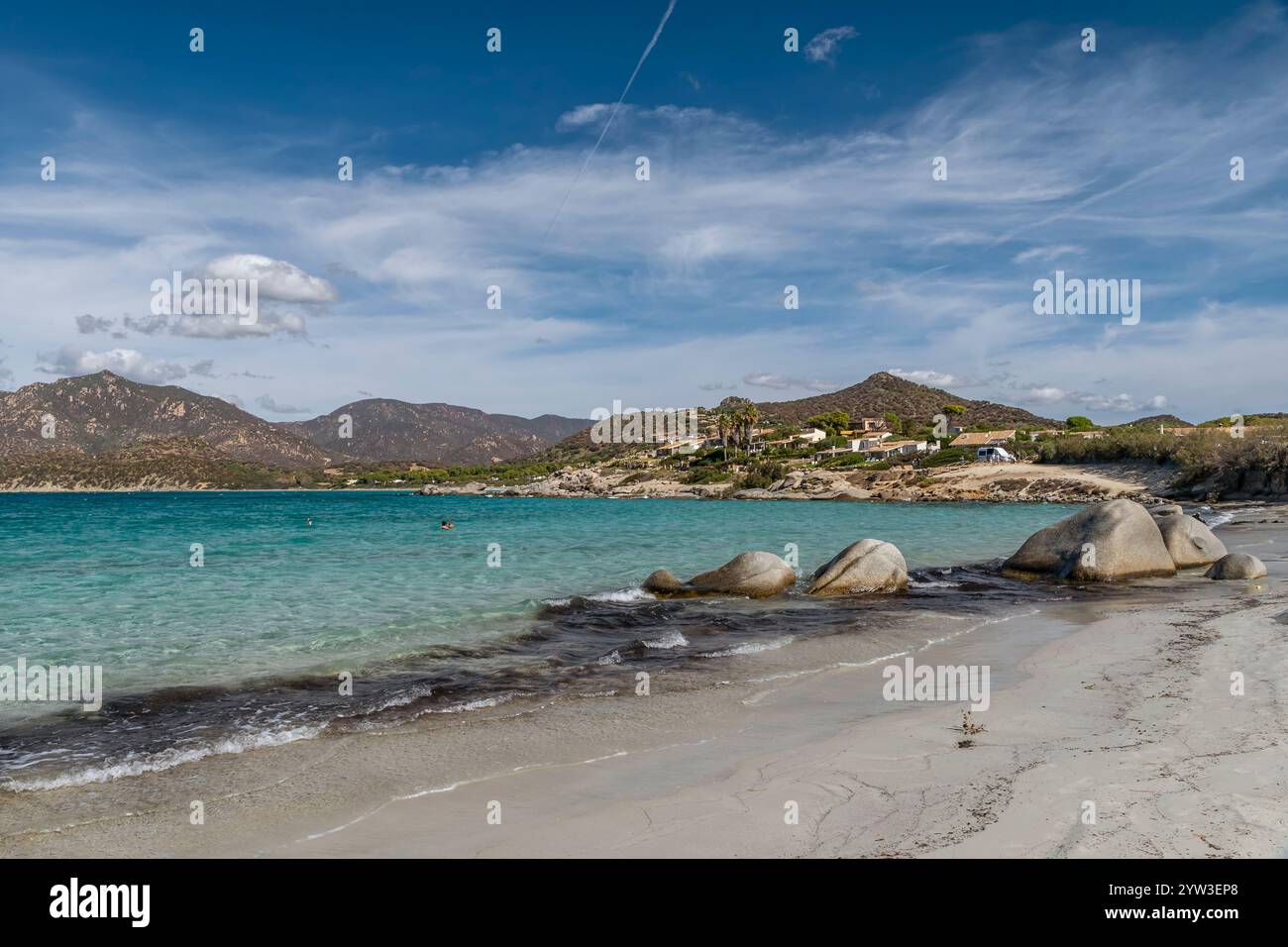 The rice beach, Spiaggia del Riso, famous for the composition of its ...