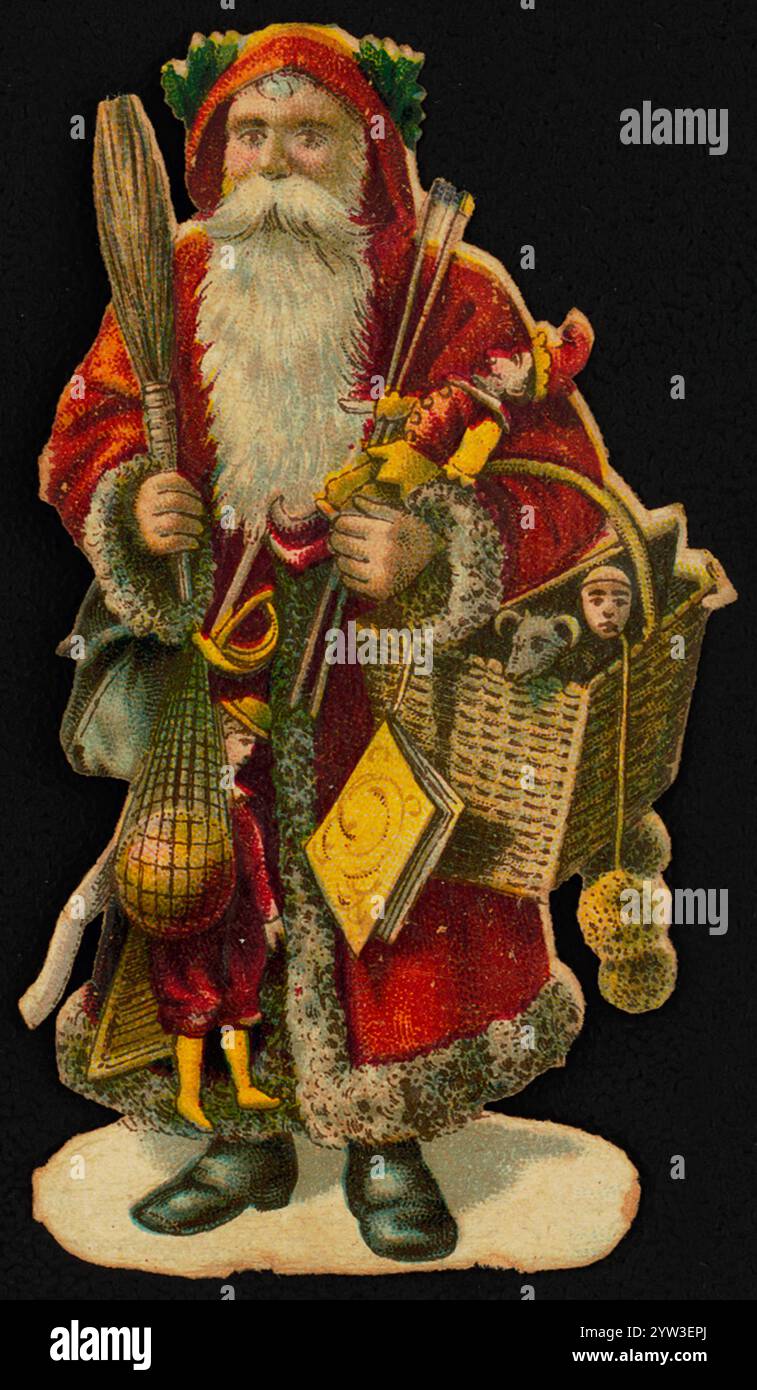 Santa claus vintage postcards hi-res stock photography and images - Alamy