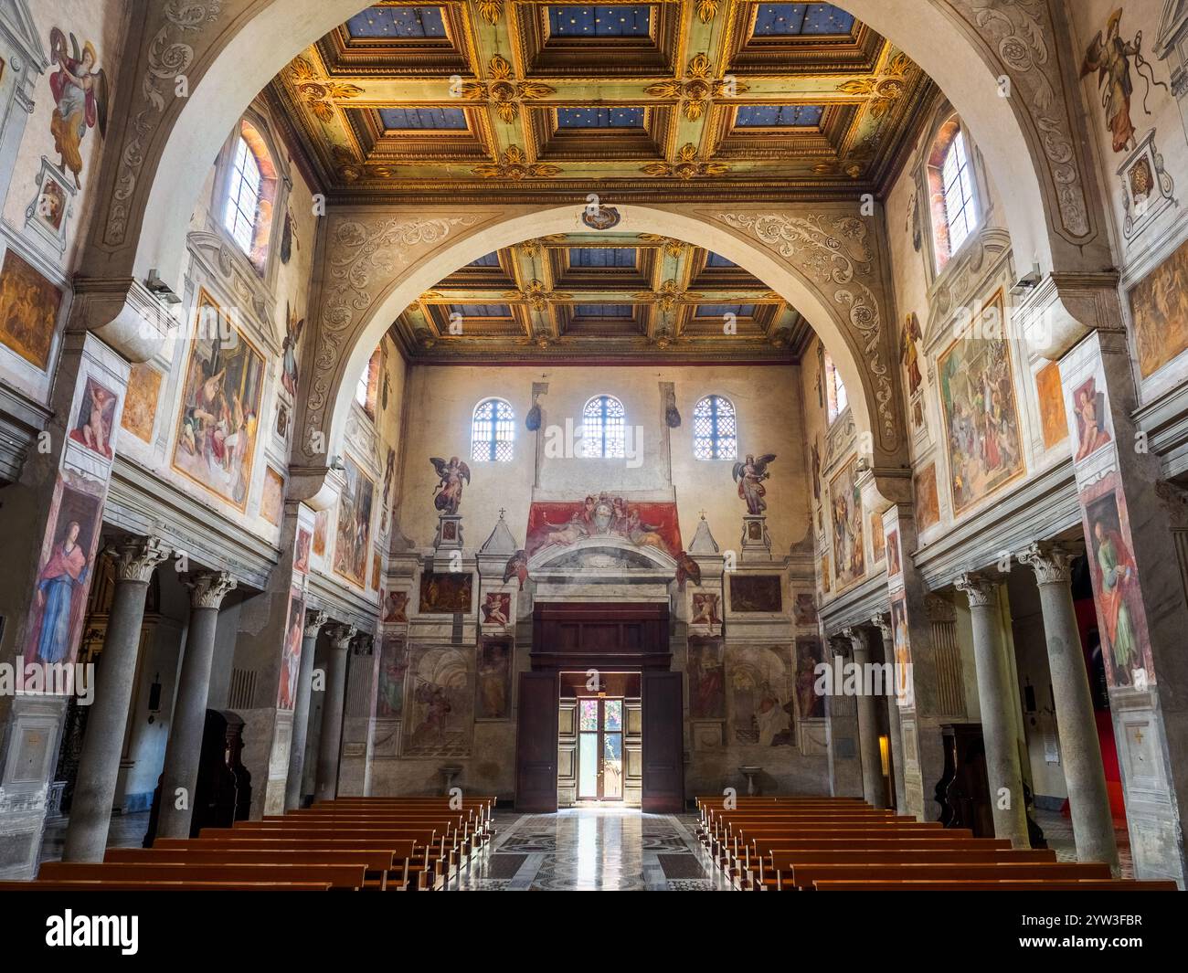 Basilica di Santa Prassede - Rome, Italy Stock Photo - Alamy