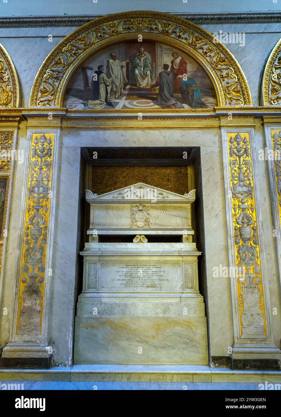 T omb of Innocent II by the architect Virginio Vespignani - Basilica di ...