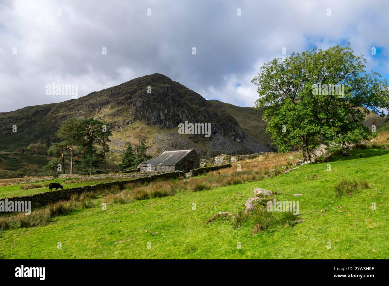 Beautiful scenery in the Kentmere valley north of Kendal in the Lake ...