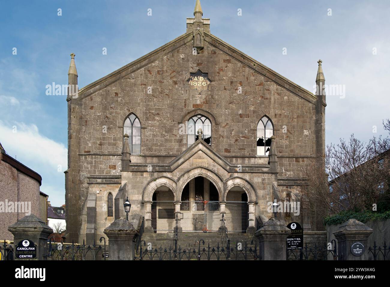 Ebenezer Chapel in Caernarfon was a Wesleyan chapel, erected in 1826 ...
