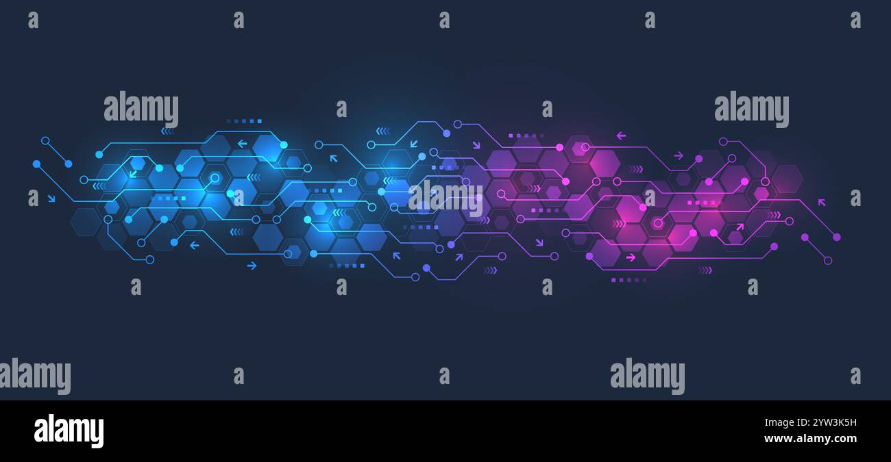 Digital tech motherboard texture design. Abstract digital technology ...