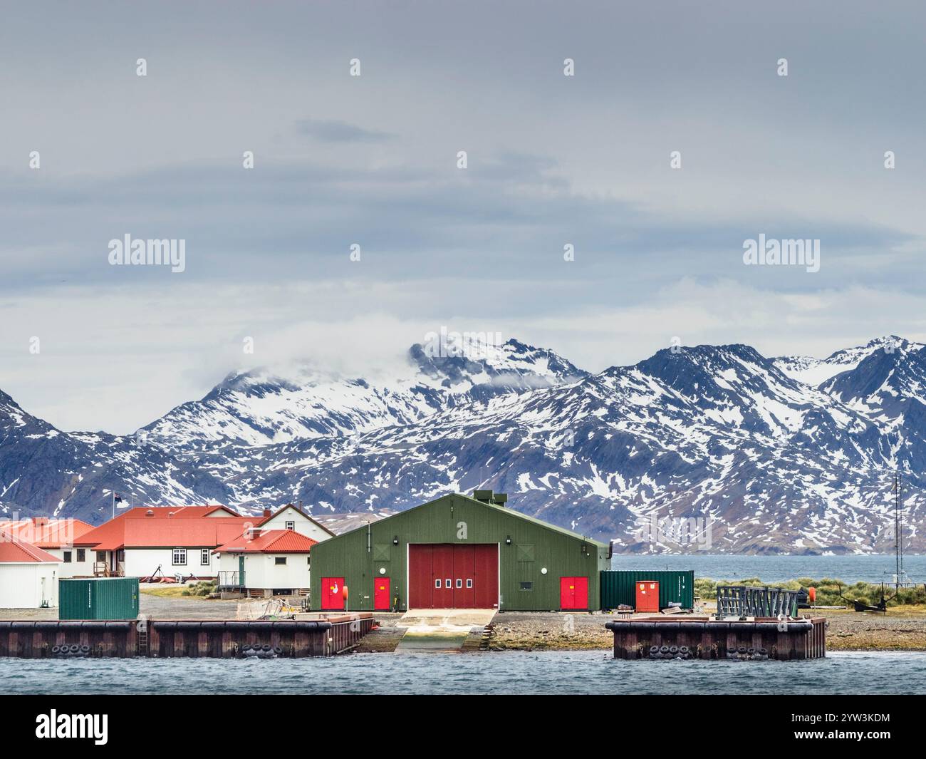 King Edward Point Research Station, Cumberland East Bay, South Georgia ...