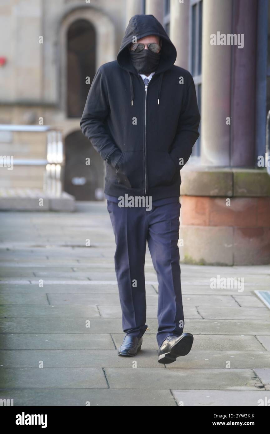 Adam Carruthers outside Newcastle Crown Court where he is accused of ...