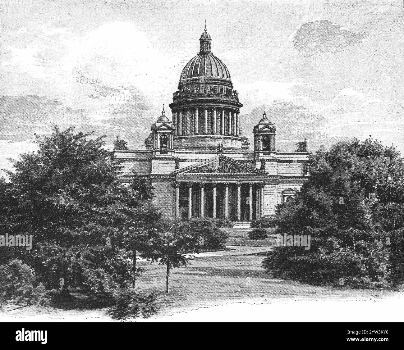 Domed building in st Black and White Stock Photos & Images - Alamy