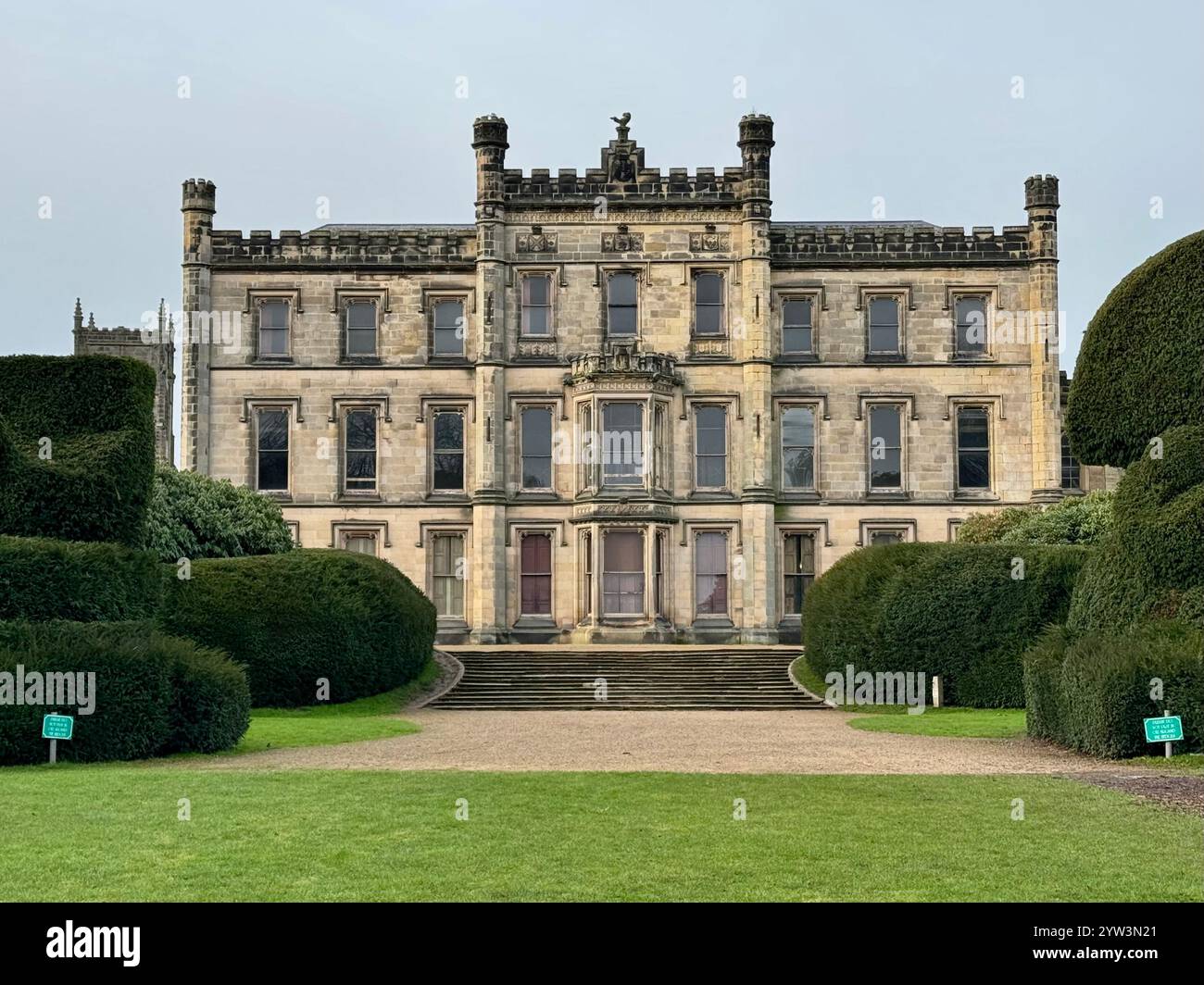 Elvaston Castle Stately Home, built originally in 1633 and altered ...