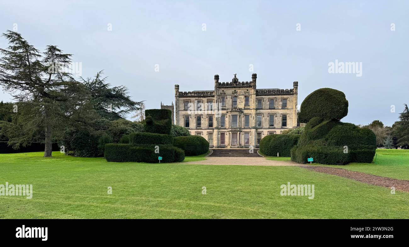 Elvaston Castle Stately Home, built originally in 1633 and altered ...
