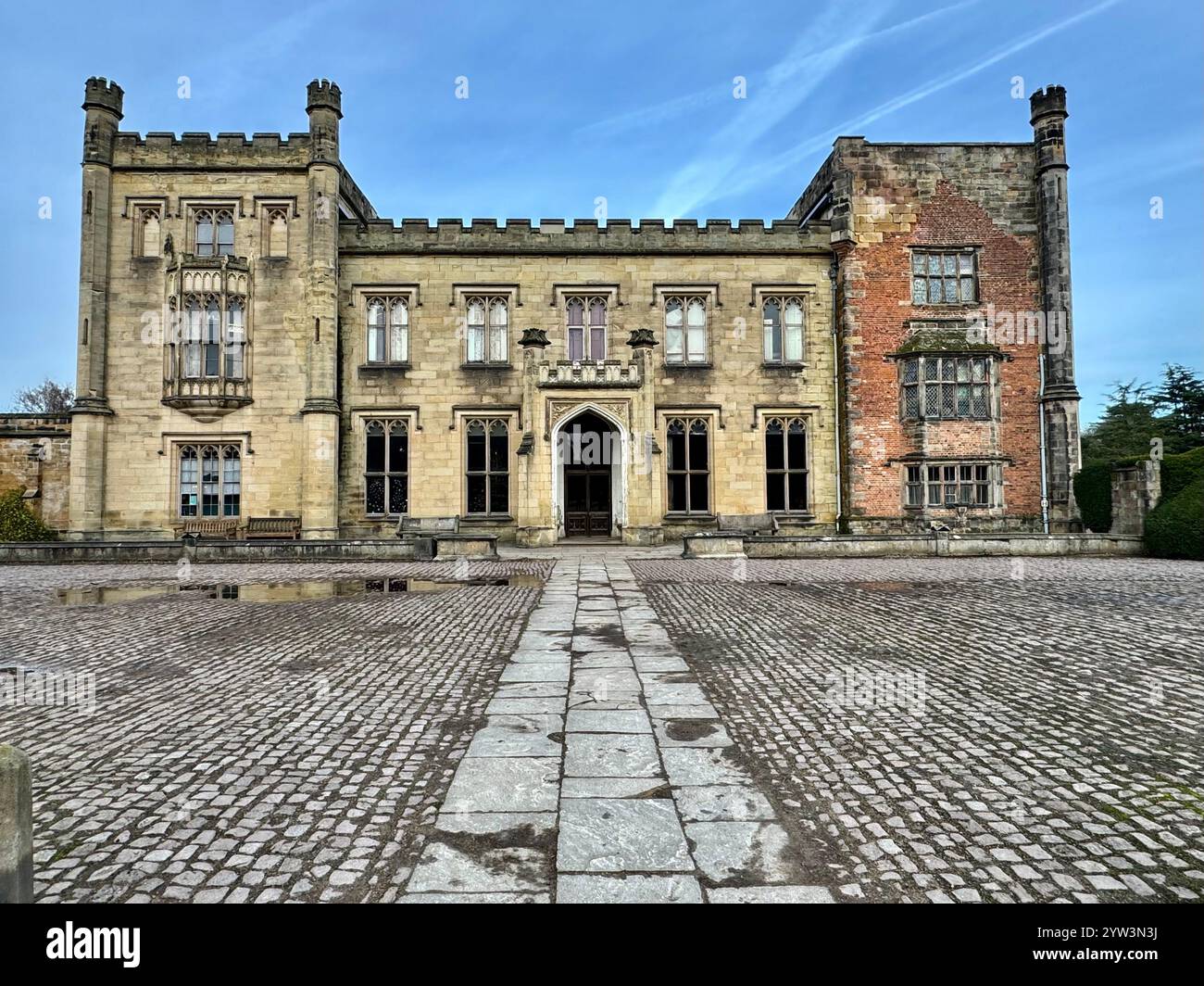 Elvaston Castle Stately Home, built originally in 1633 and altered ...